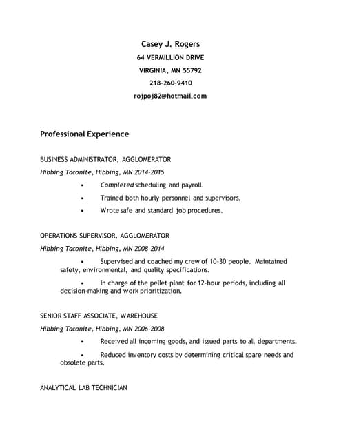 steve resume 2015 | DOCX