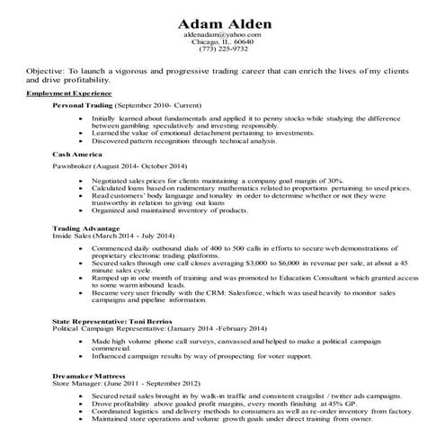 Adam Alden's Professional Resume 12-1-2014 | DOCX