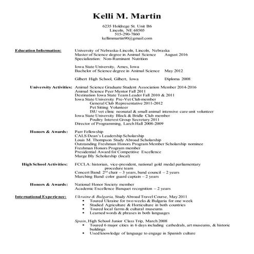 Master Resume | DOCX