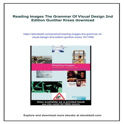 Reading Images The Grammar Of Visual Design 2nd Edition Gunther Kress | PDF