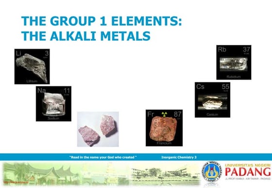 Understanding Alkali Metals: Properties, Reactions, and Applications | PPT
