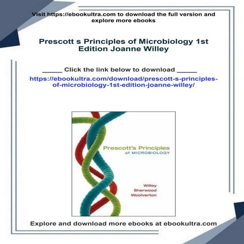 Prescott s Principles of Microbiology 1st Edition Joanne Willey | PDF