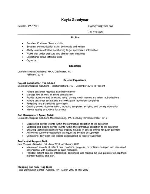 Christine Harris resume | DOCX