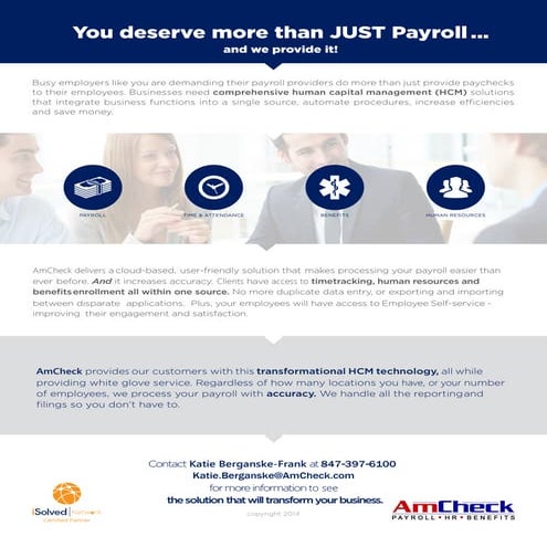 Amcheck More than just Payroll- SBA | PDF