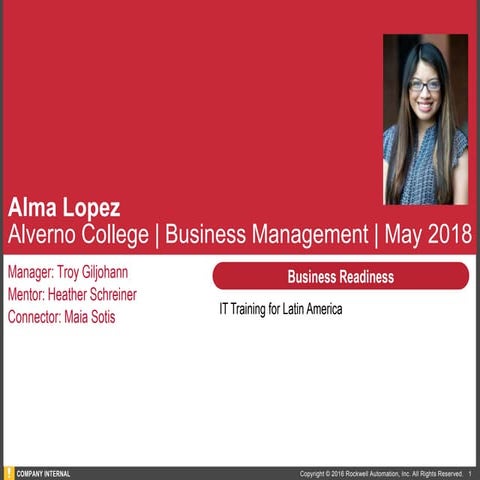 Readout Presentation Alma Final 1 | PPTX