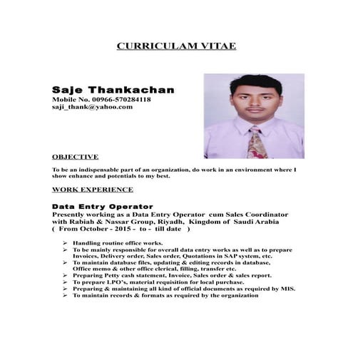 SAJE CV | DOC