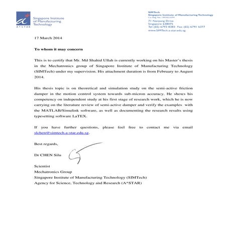 Certificate from supervisor | PDF