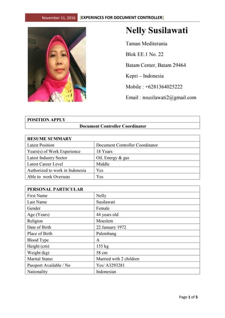 Atiqah Ismail CV | PDF