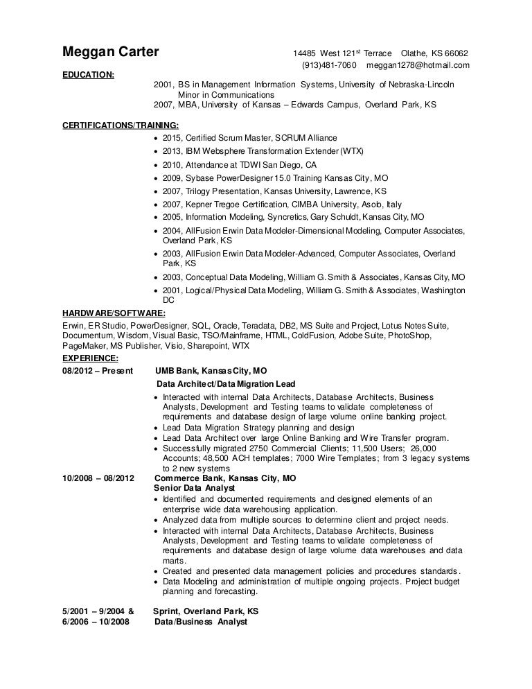 Meggan Carter Resume