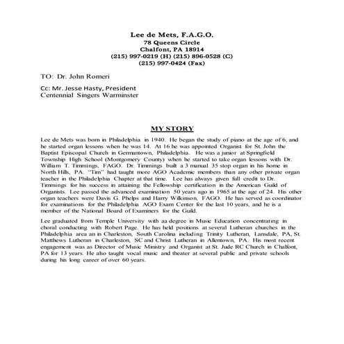 LdeM My Story | DOCX