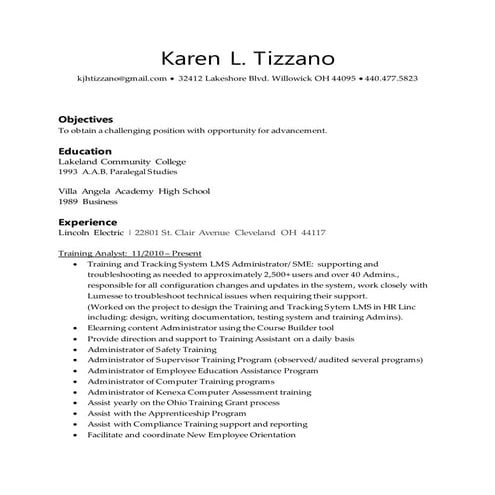 Karen Resume | DOCX