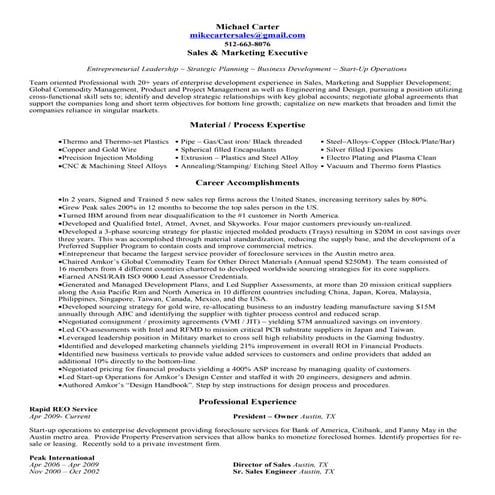 Mike Carter Resume | DOC