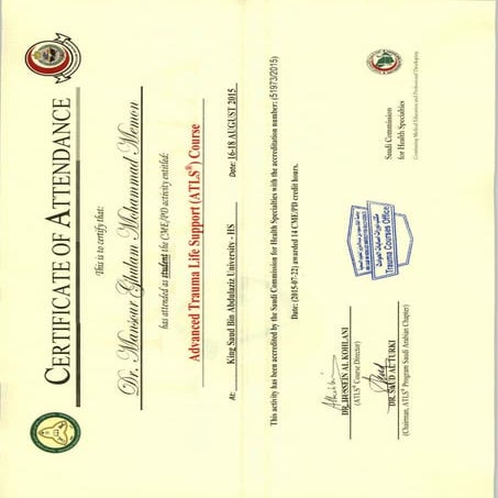 ATLS Instructor reference | PDF