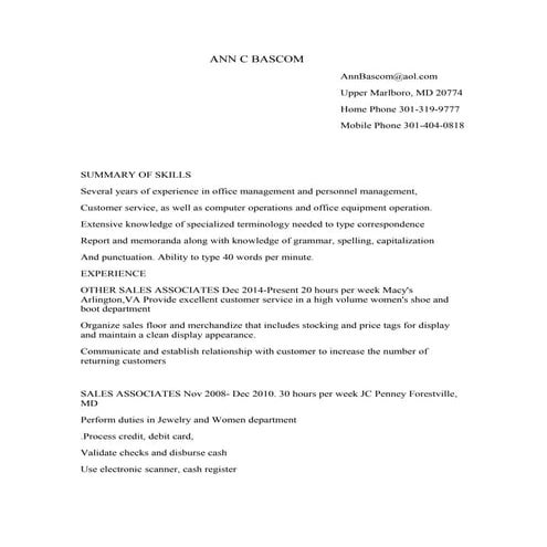 Karen Jones resume2 | DOCX