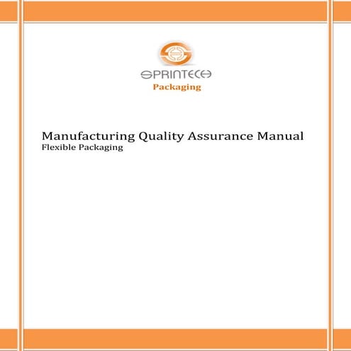Quality Assurance Manual | PDF