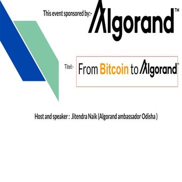 From bitcoin to_algorand_ | PPT