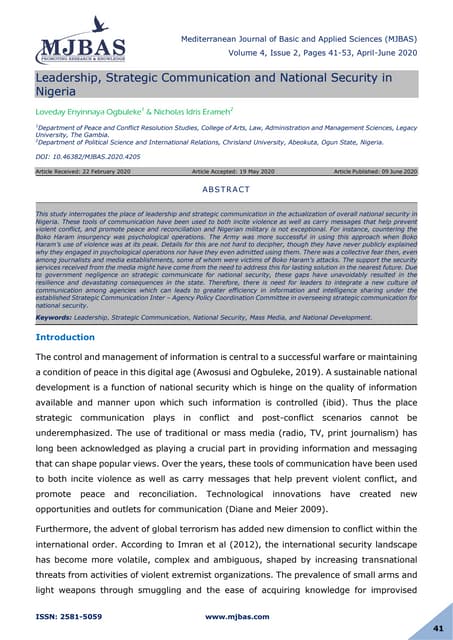 Cognitive Warfare (CW) & Strategic Communications (StratComs) | PDF