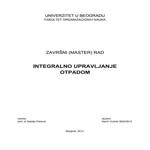 Master rad | PDF