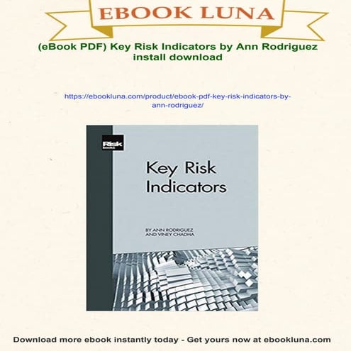 (eBook PDF) Key Risk Indicators by Ann Rodriguez | PDF