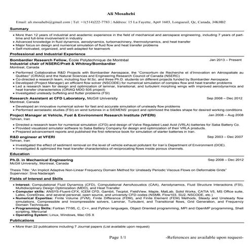 Ali Ghavami_CV | PDF