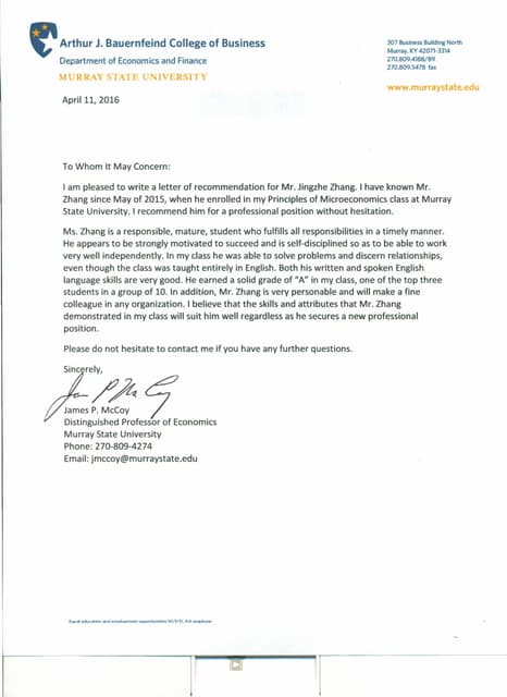 James_Kennedy Reff letter | PDF