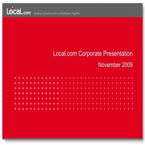 9 10 Locm 091110 Local Com Corporate Presentation Final8 | PPT
