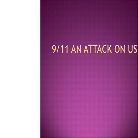 911-attack on USA | PPT