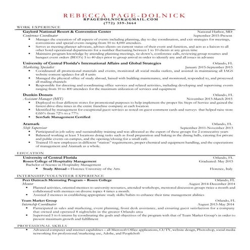 Rebecca Page.Resume | PDF