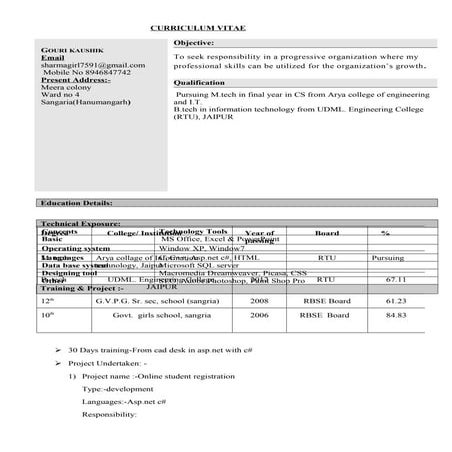 Sonali RESUME_Updated_2 | PDF