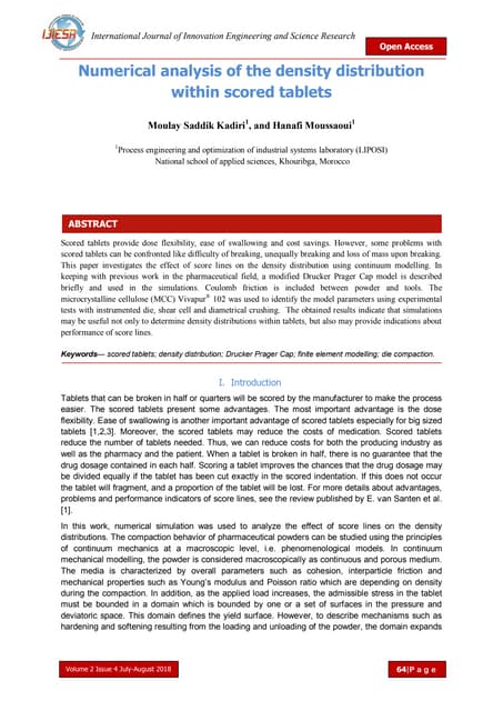 Evaluating The Accuracy Of A Linear Regression Model In Predicting The Dissolution Of Tablets