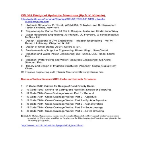 91160763 design-of-hydraulic-structures-be-civil-books-bis-codes-and ...