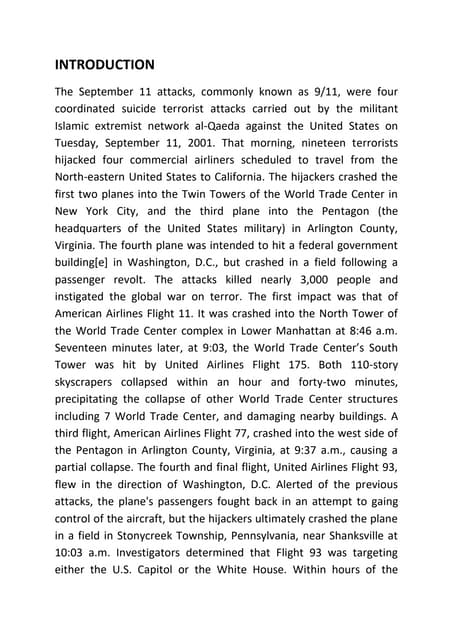 9/11 PowerPoint | PPTX