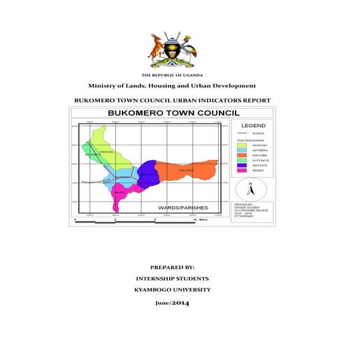 BUKOMERO TOWN COUNCIL URBAN INDICATORS REPORT 2014. | PDF