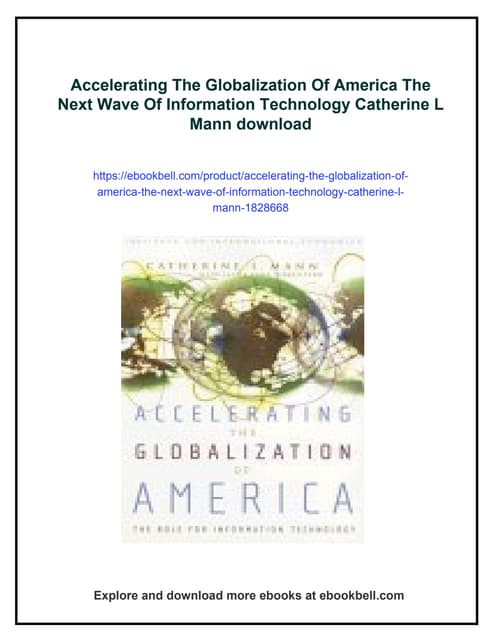 Globalisation of technology | PPT | Business | Business and Finance