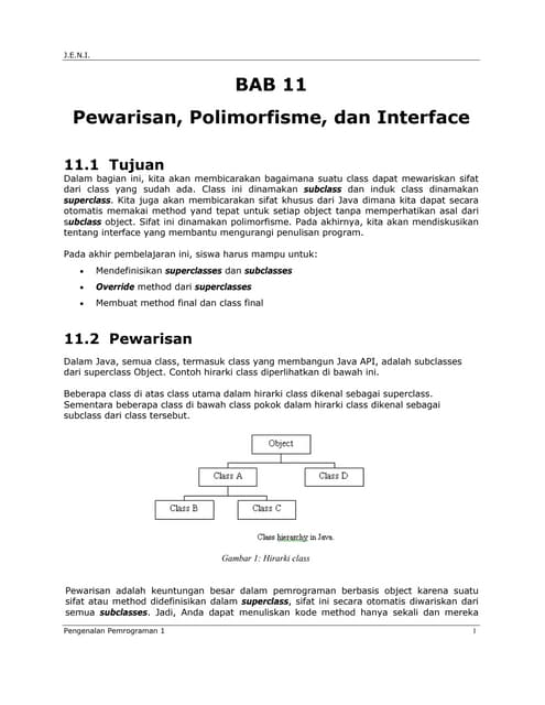 Modul PBO Bab-07 - Enkapsulasi (Encapsulation) | PDF
