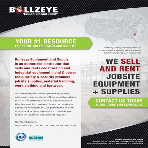 Bullzeye Equipment Line Card | PDF