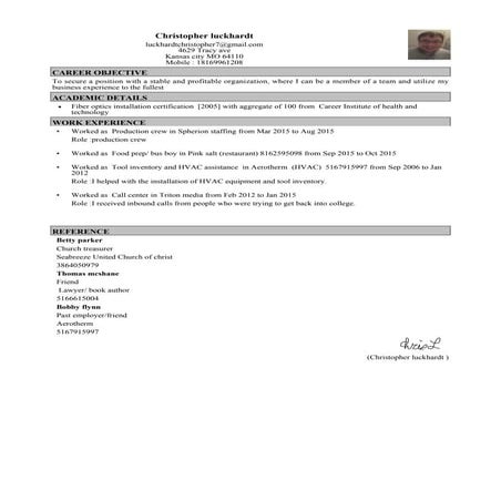 Ellen Sticka resume 2016 | DOCX