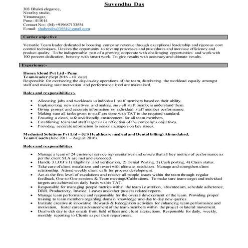 Resume 24 | PDF