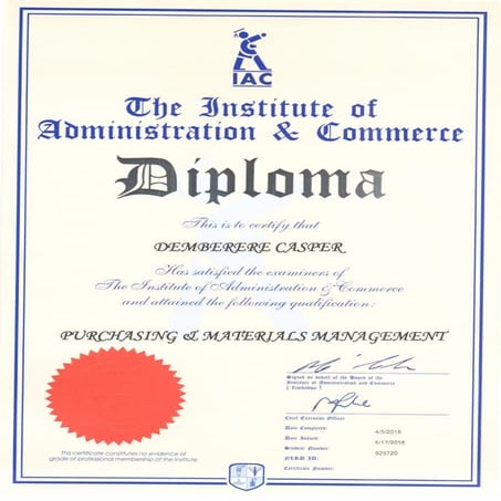 IAC Diplomas | PDF