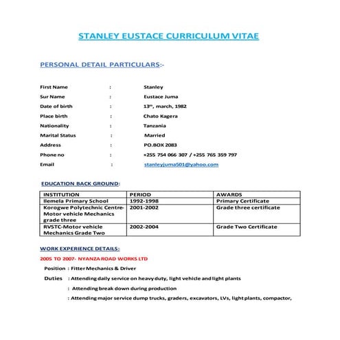CURRICULUM VITAE | DOCX
