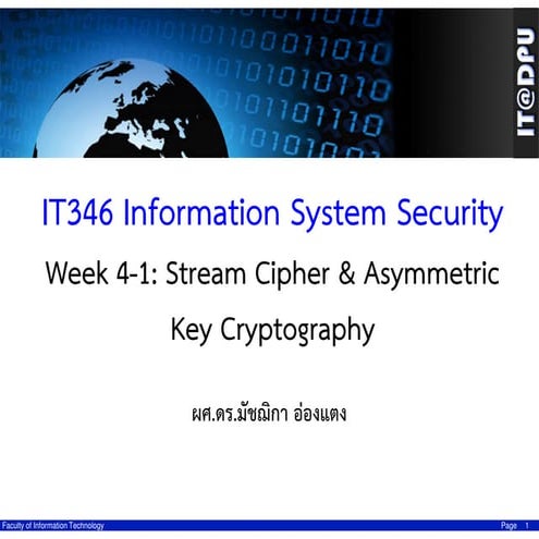 Information system security wk4-1 | PDF