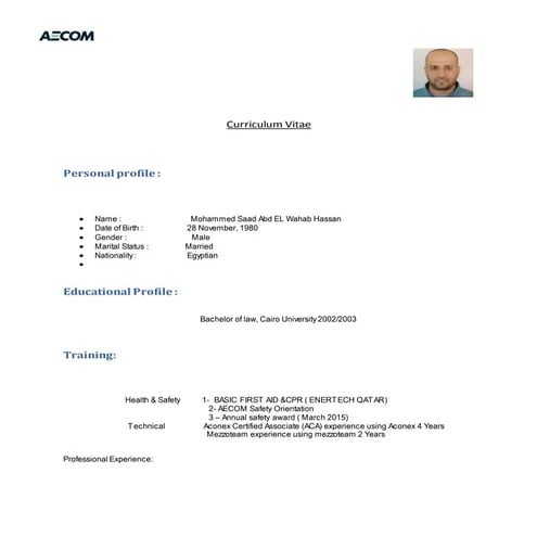 Curriculum Vitae | DOCX