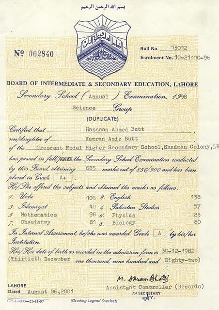 Security license certificate | PDF