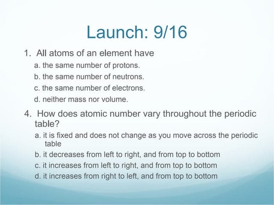 Atomic Mass Presentation | PPT