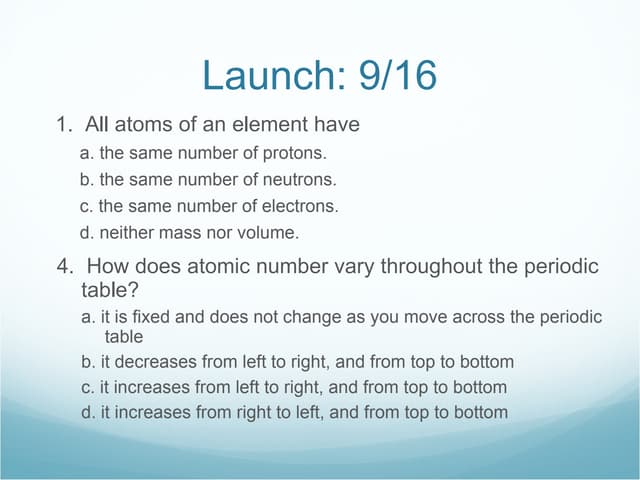 Atomic Mass Presentation | PPT
