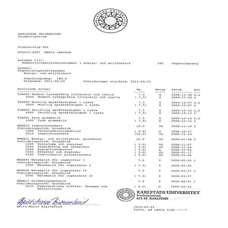 Education transcript | PDF | Free Download