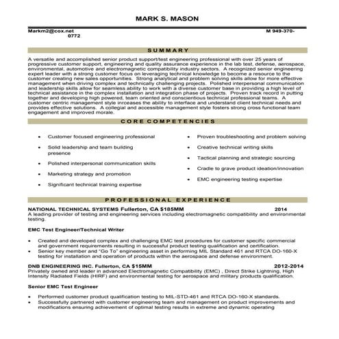 Mark S. Mason Resume | PDF