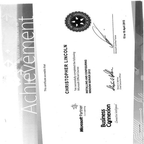 Server 2012 Certification | PDF