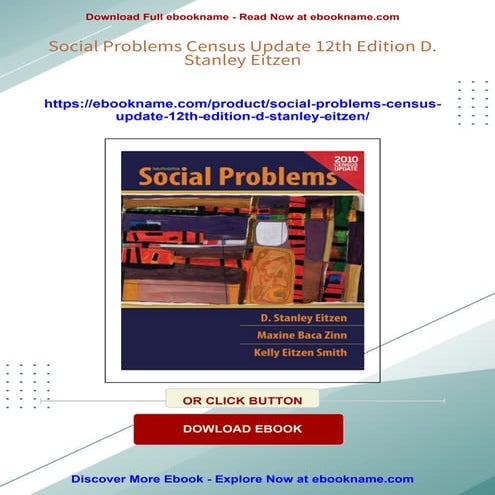 Download Complete Social Problems Census Update 12th Edition D. Stanley ...