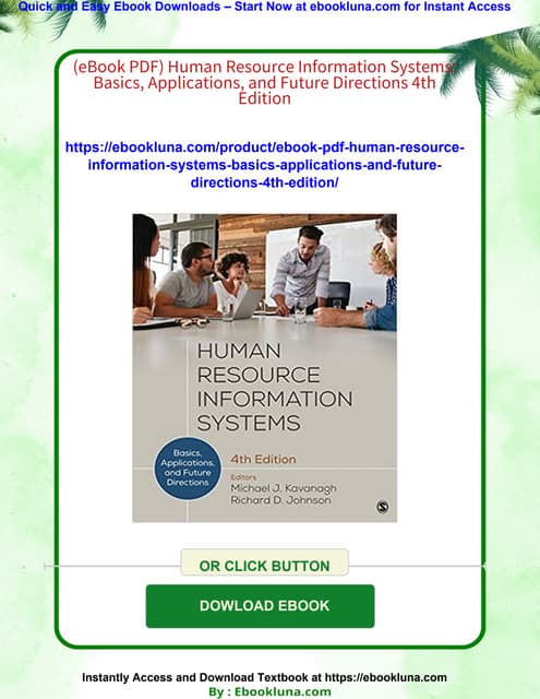 Human Resources Information System (HRIS) | PPTX